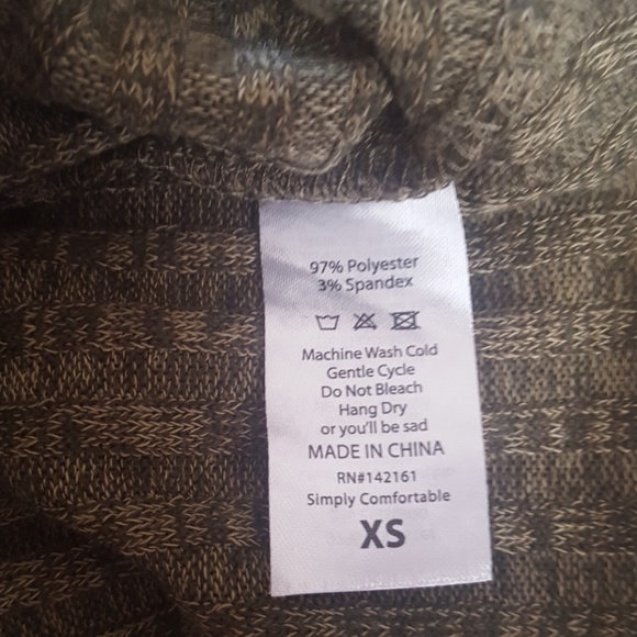 LuLaRoe | Sweaters | Lularoe Olive Green Sarah | Poshmark